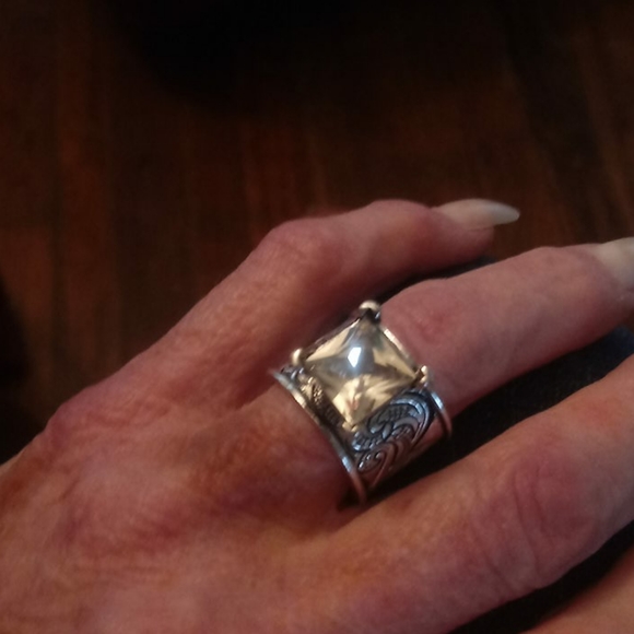 Jewelry | Stunning Radiant Cut Diamond Simulant | Poshmark